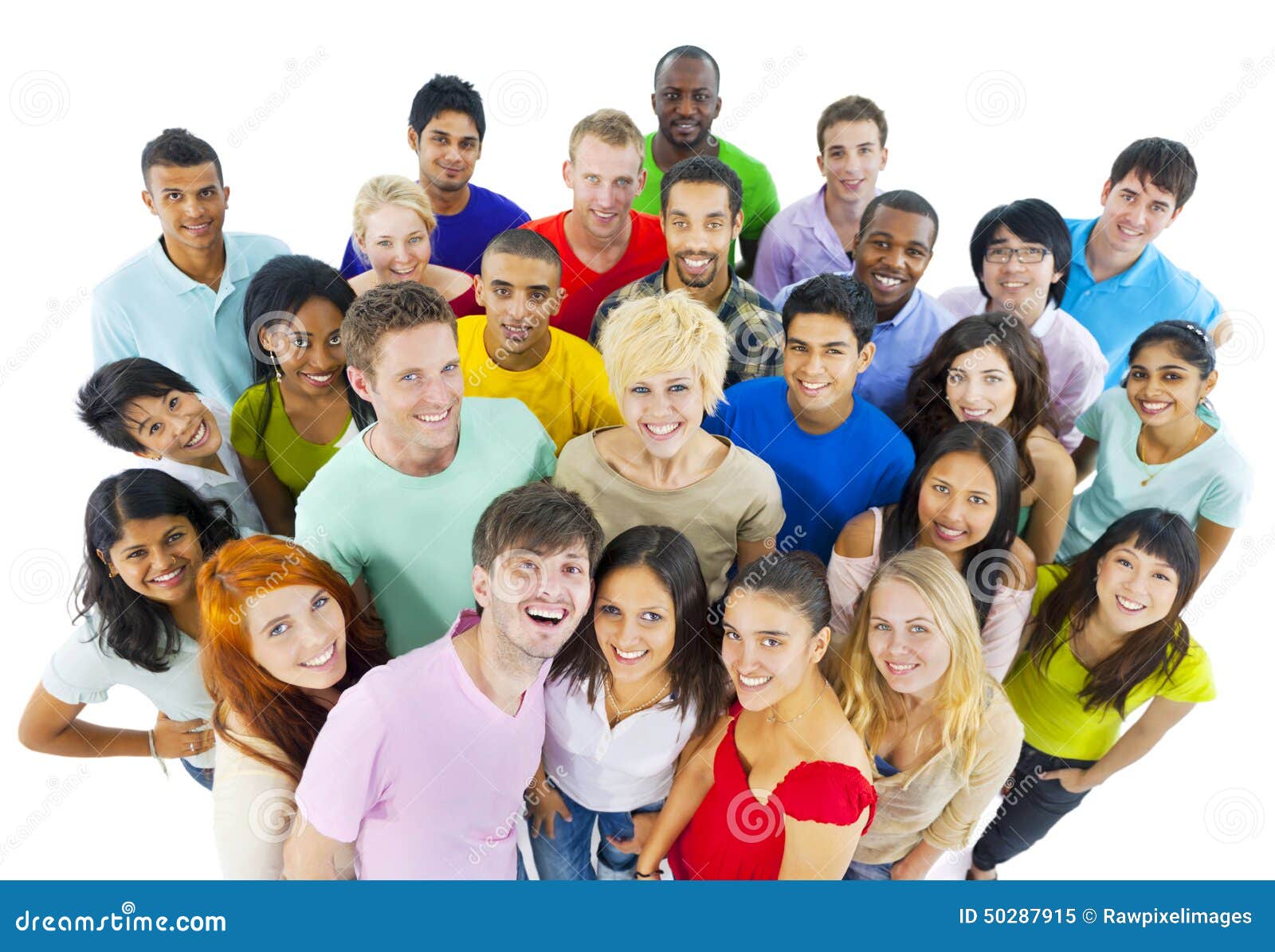 Large Group People Cheerful Celebrating Concept Stock Image - Image of ...