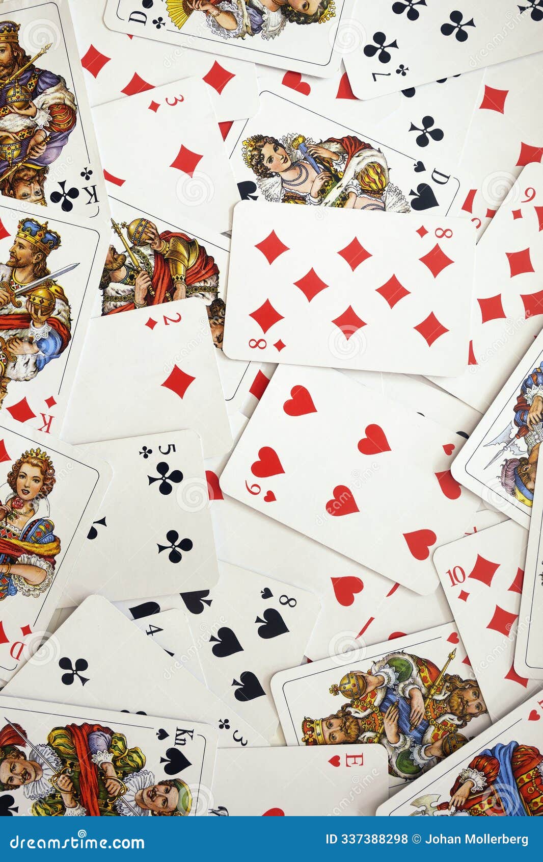 Large Group of Playing Cards for Background Stock Photo - Image of ...