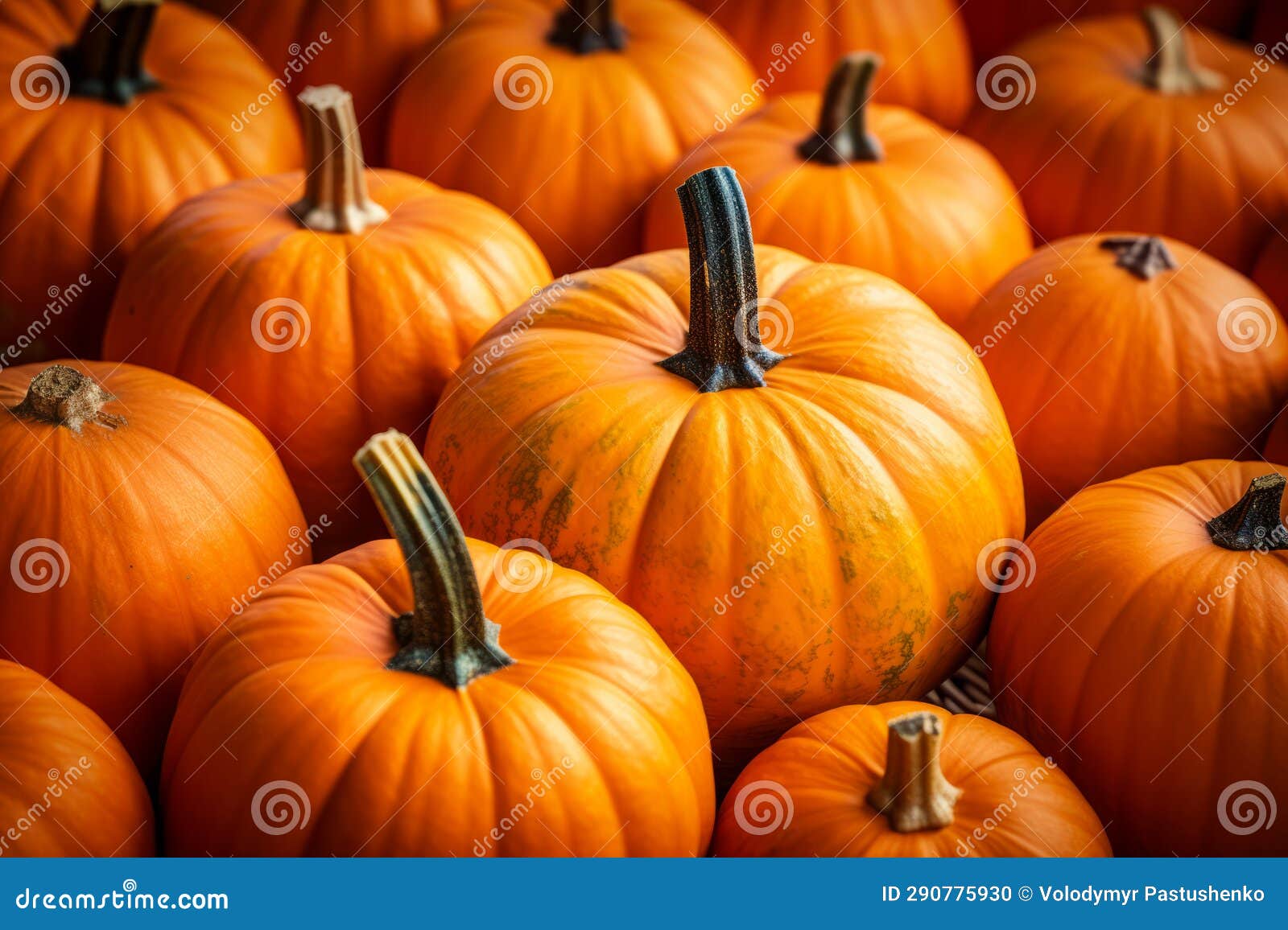 Large Group of Pumpkins Sitting in Pile Together. Generative AI Stock ...