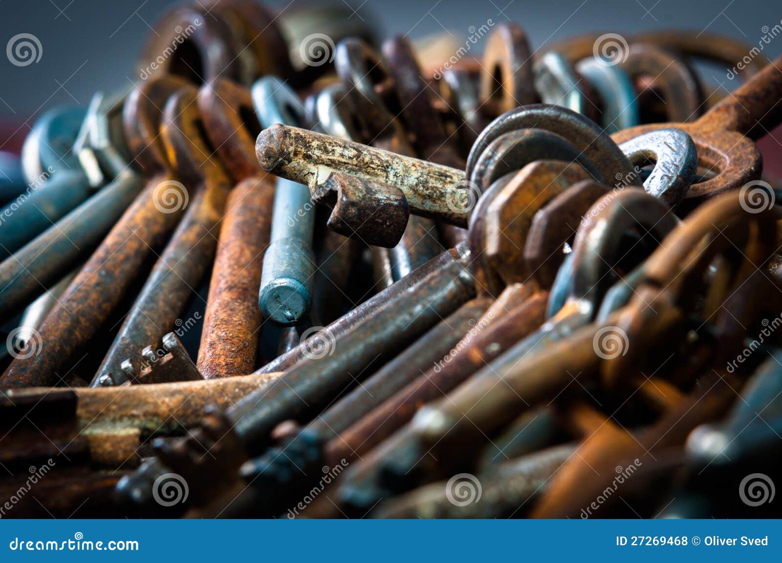 A Large Group of Rusty Keys Stock Photo - Image of antique, brown: 27269468