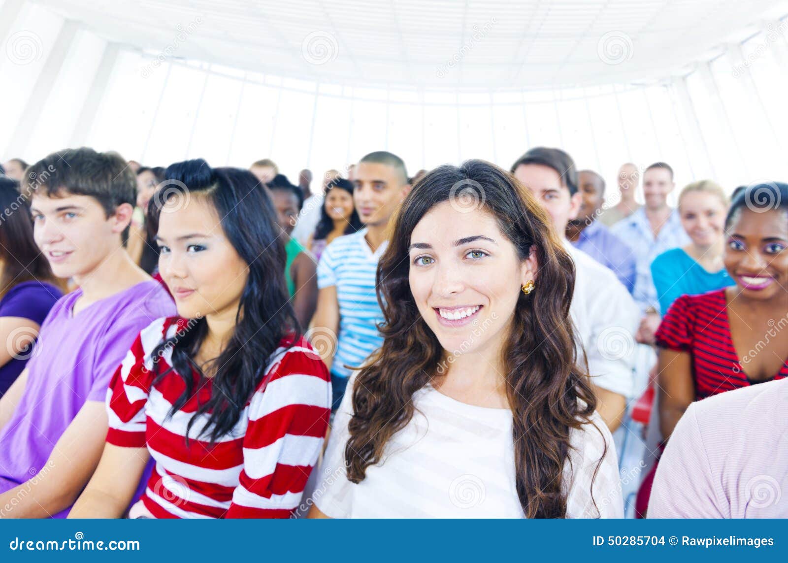 Large Group of Student in the Conference Room Stock Photo - Image of ...