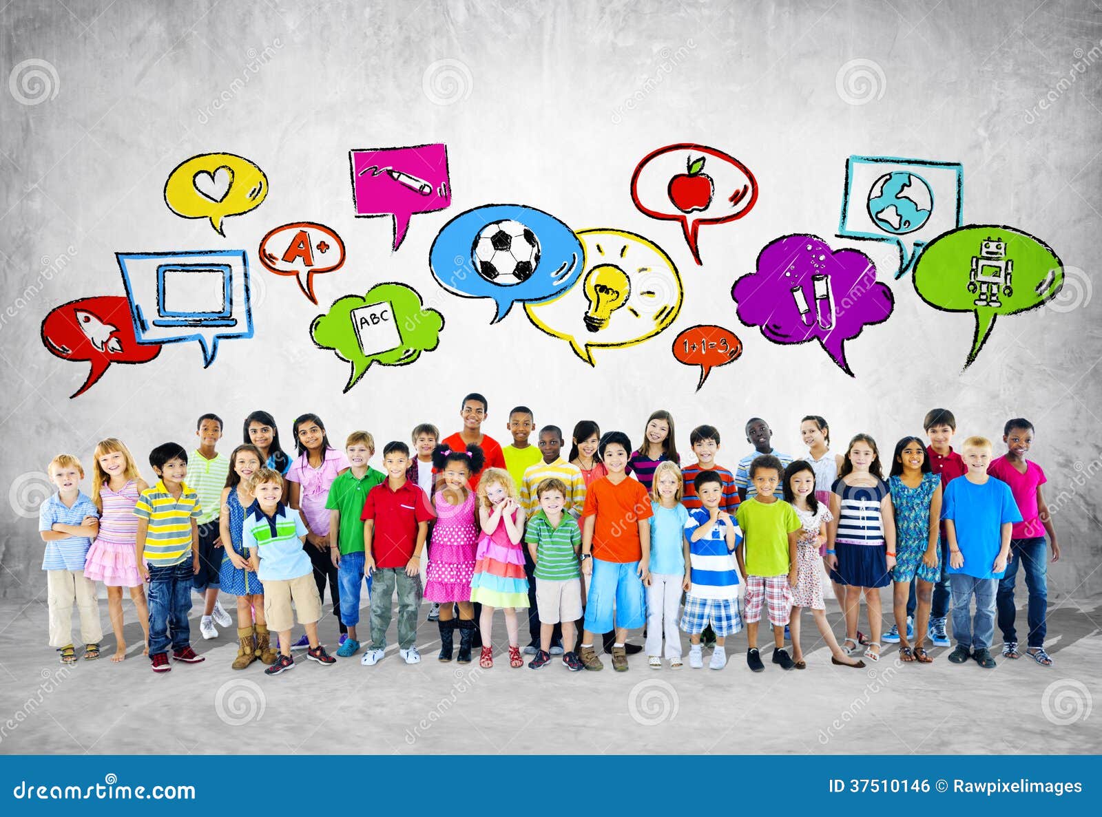 Large Group of Student with Education Concept Stock Photo - Image of ...
