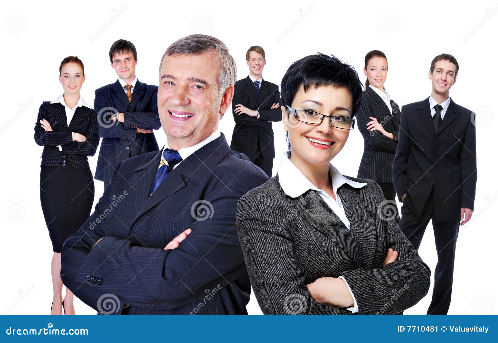 Large Group of Successful Businesspeople Stock Image - Image of ...