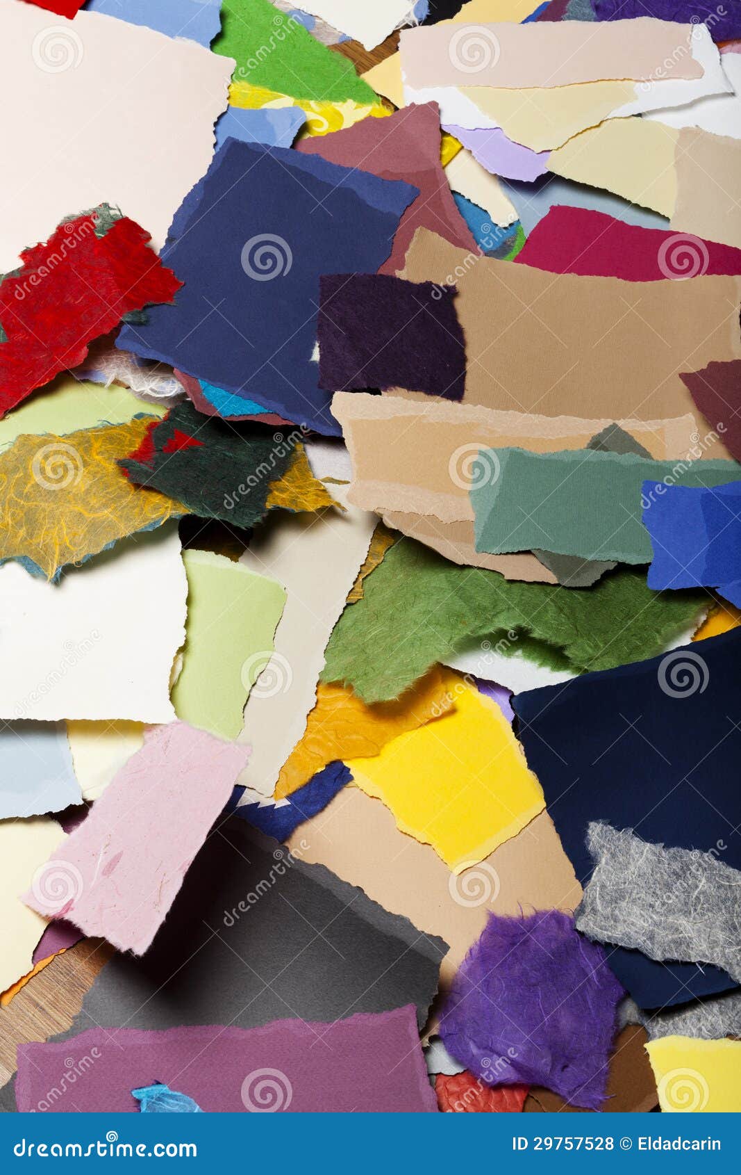 Colorful Torn Paper Background Stock Photo - Image of material, paper ...