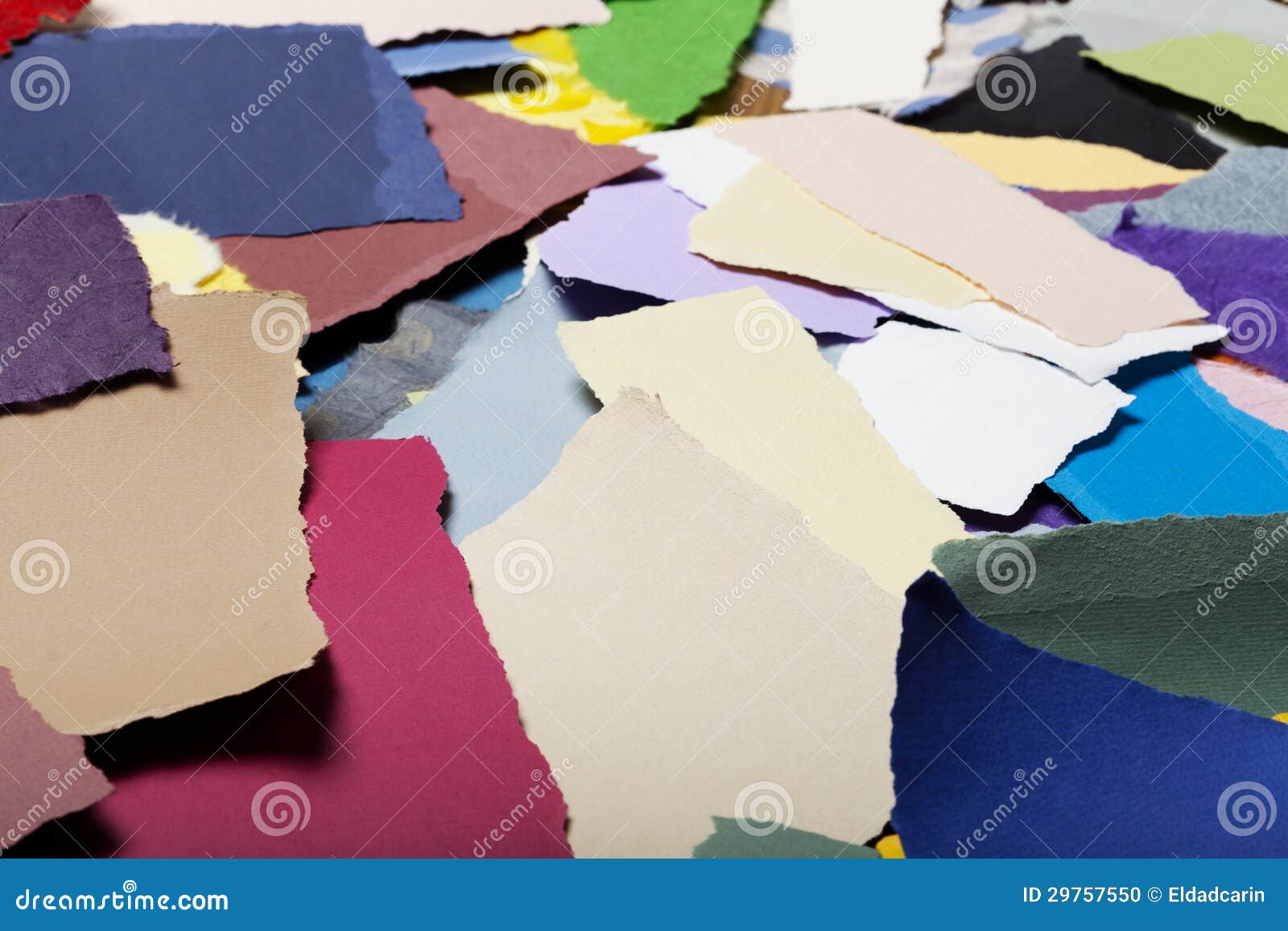 Colorful Torn Paper Background Stock Photo - Image of studio, view ...