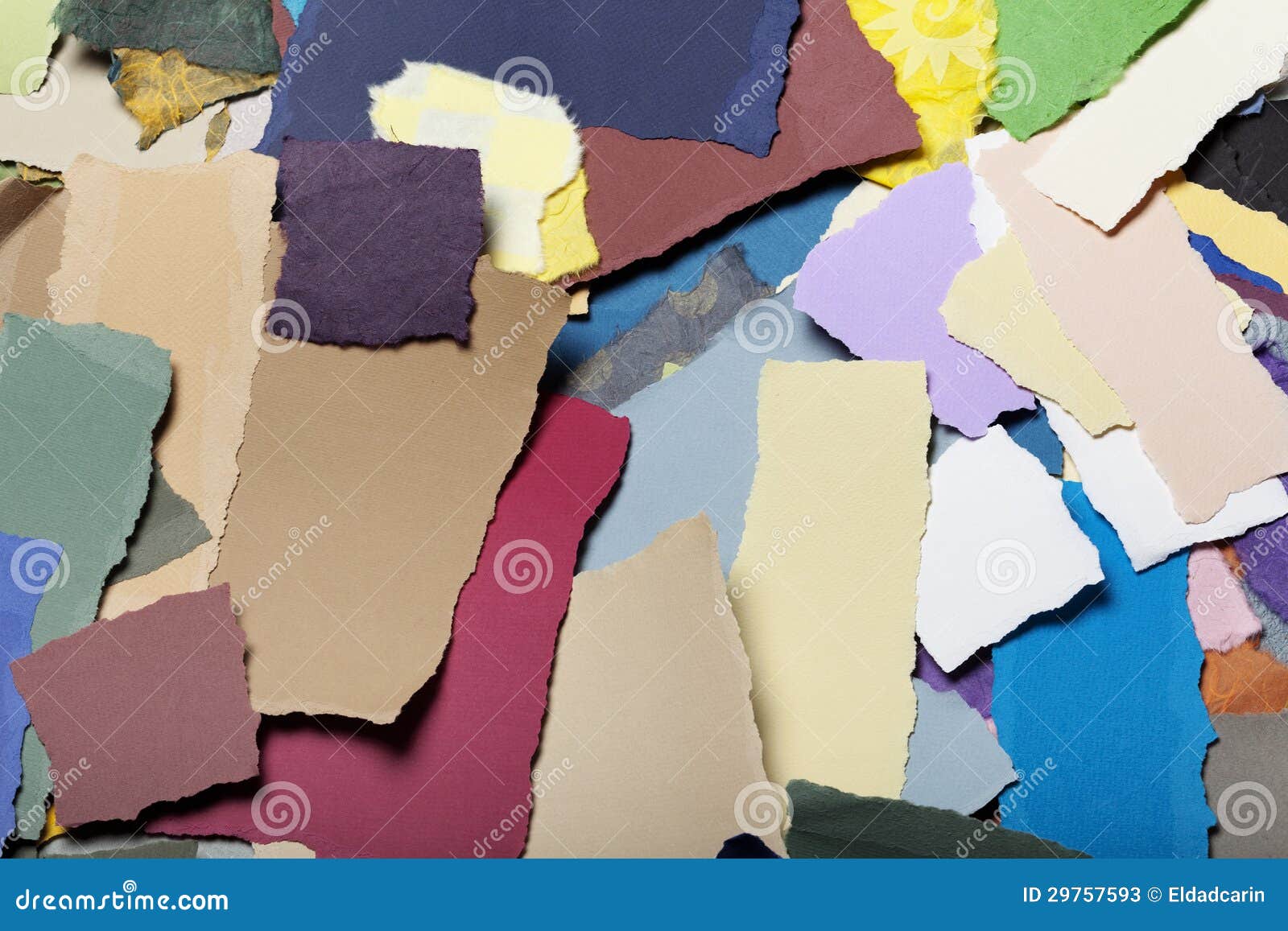 Colorful Torn Paper Background Stock Image - Image of white, purple ...