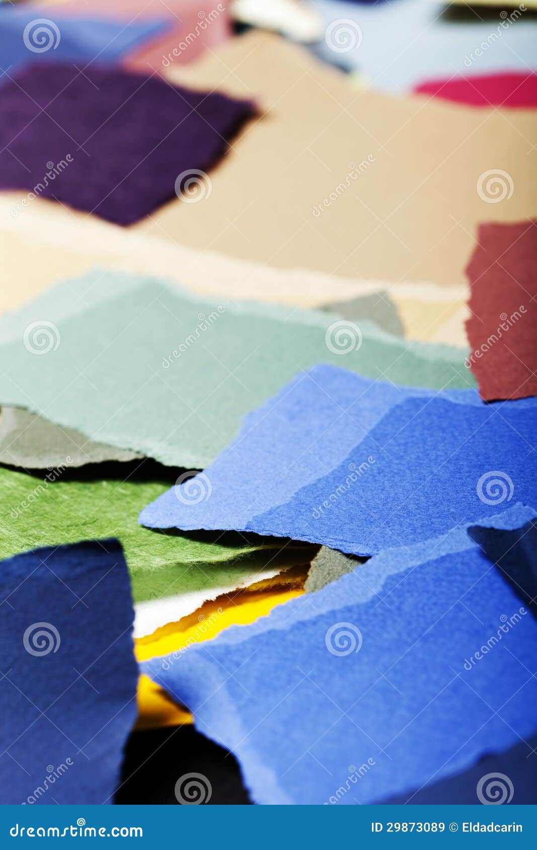 Colorful Torn Paper Background Stock Image - Image of still, shot: 29873089
