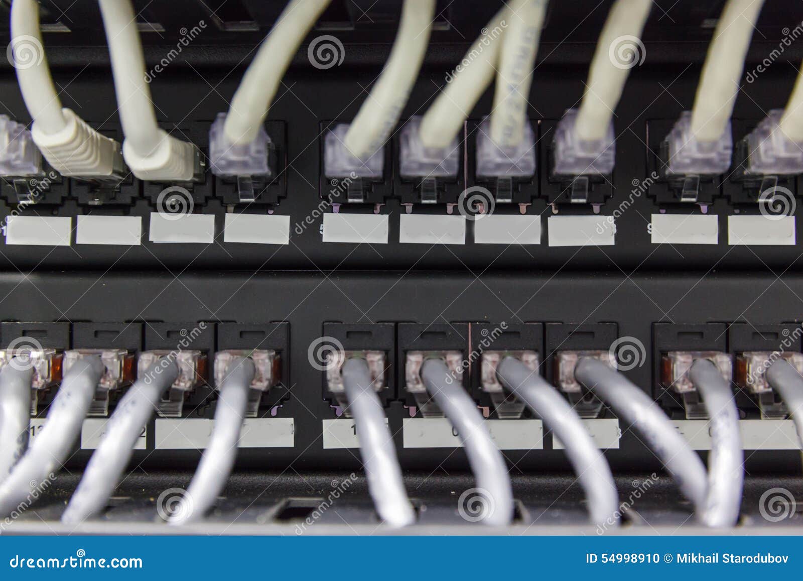 Large Group of White Utp Cables Stock Photo - Image of cable ...