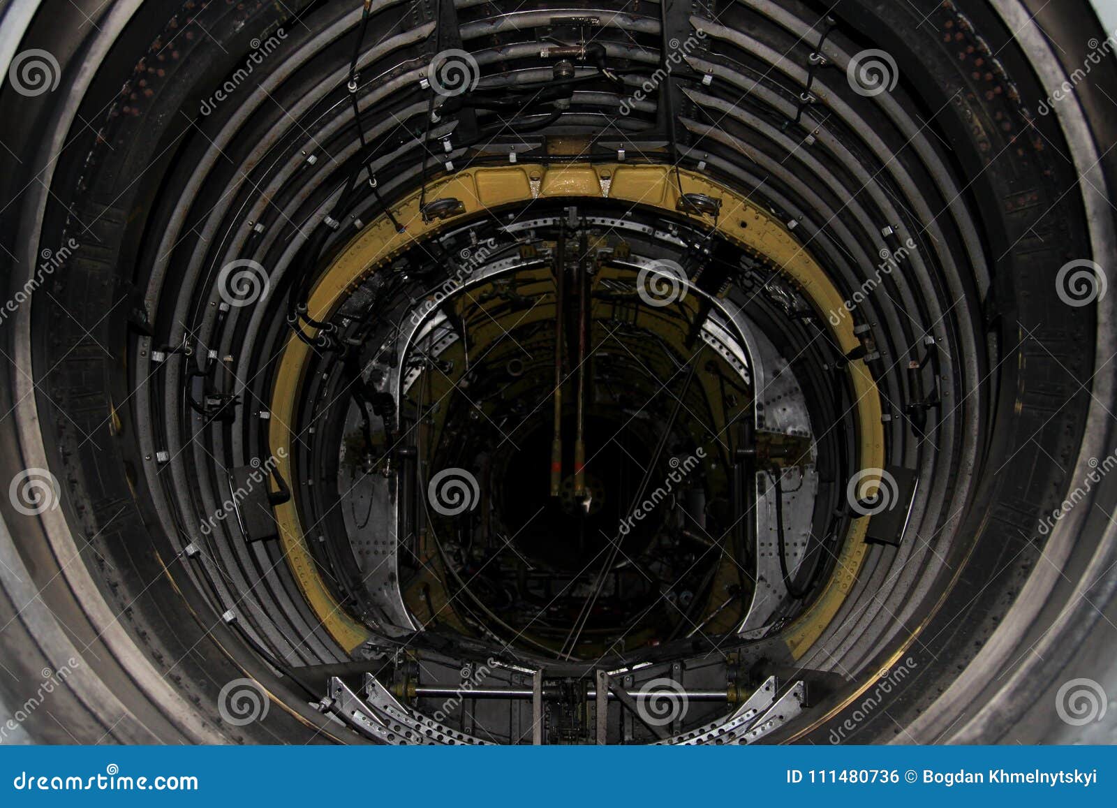 Large Hadron Collider from the Inside Stock Photo - Image of atomic ...