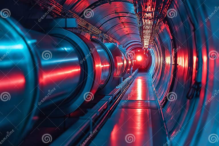 Large Hadron Collider stock photo. Image of nuclear - 345955248