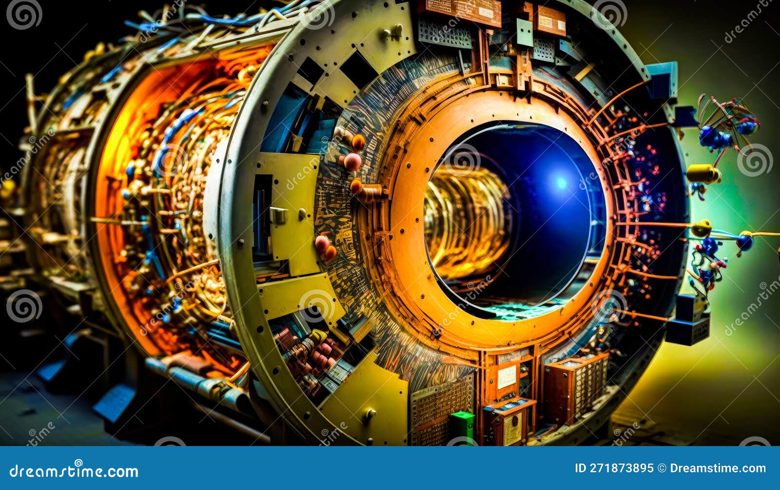 The Large Hadron Collider is Shown in this Image. Generative AI Stock ...