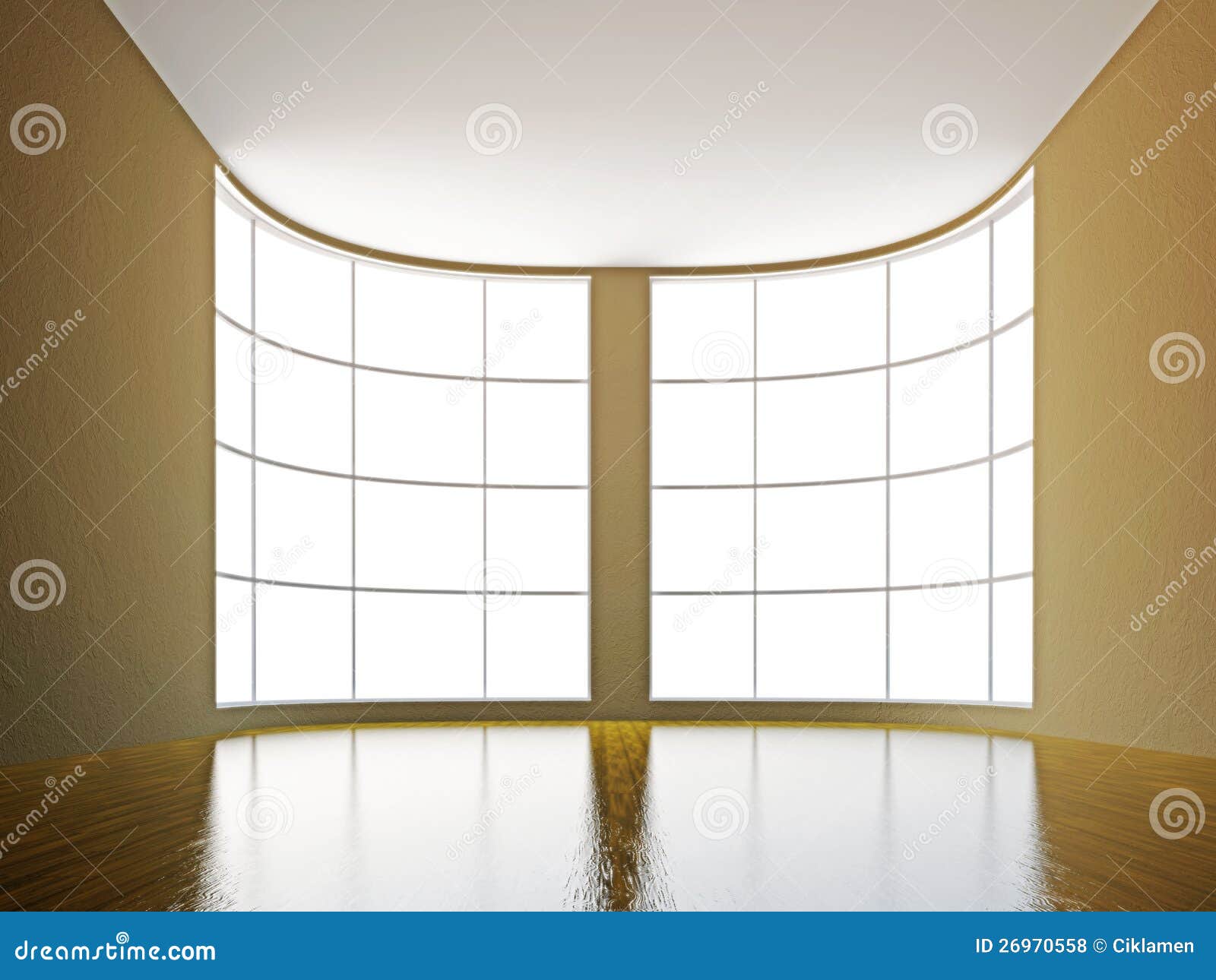 Large Hall Interior Design, Big Room . Japanese Style Interior Mock Up ...