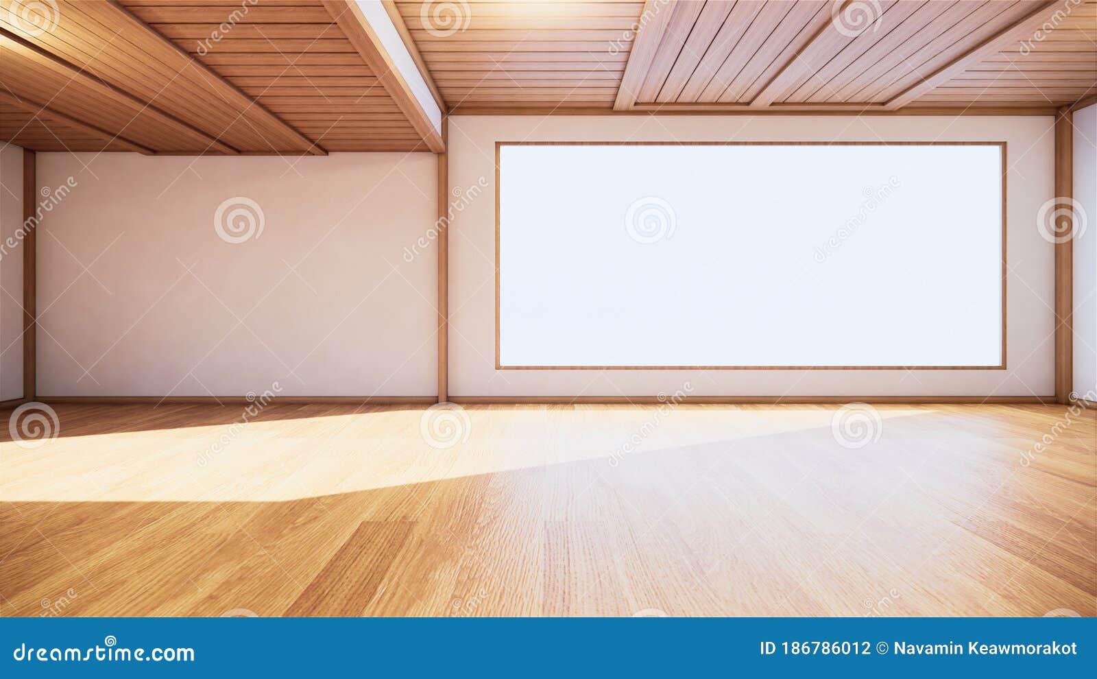 Interior, Large Hall Or Room With High Ceilings And Stained Glass ...