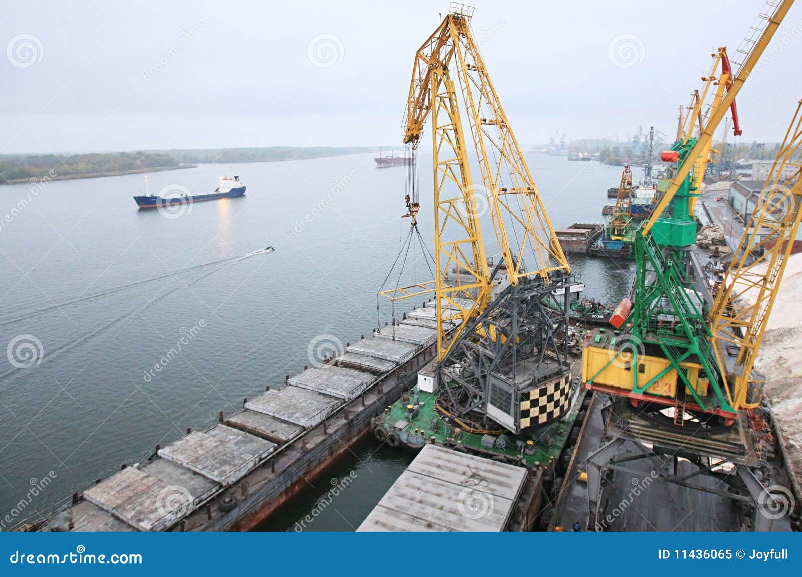 Large harbor terminal stock image. Image of mode, quayside - 11436065