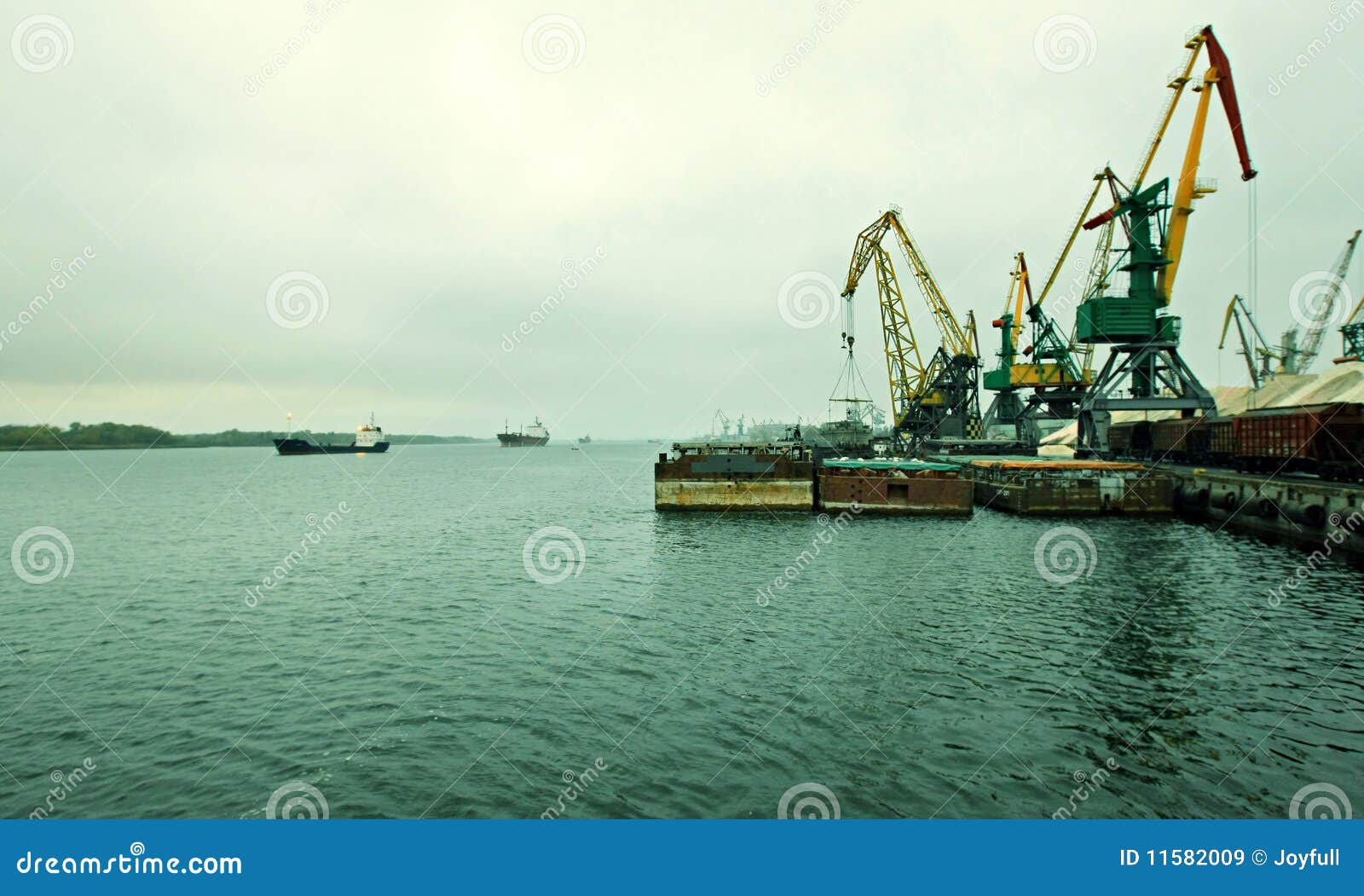 Large harbor terminal stock image. Image of finance, mode - 11582009