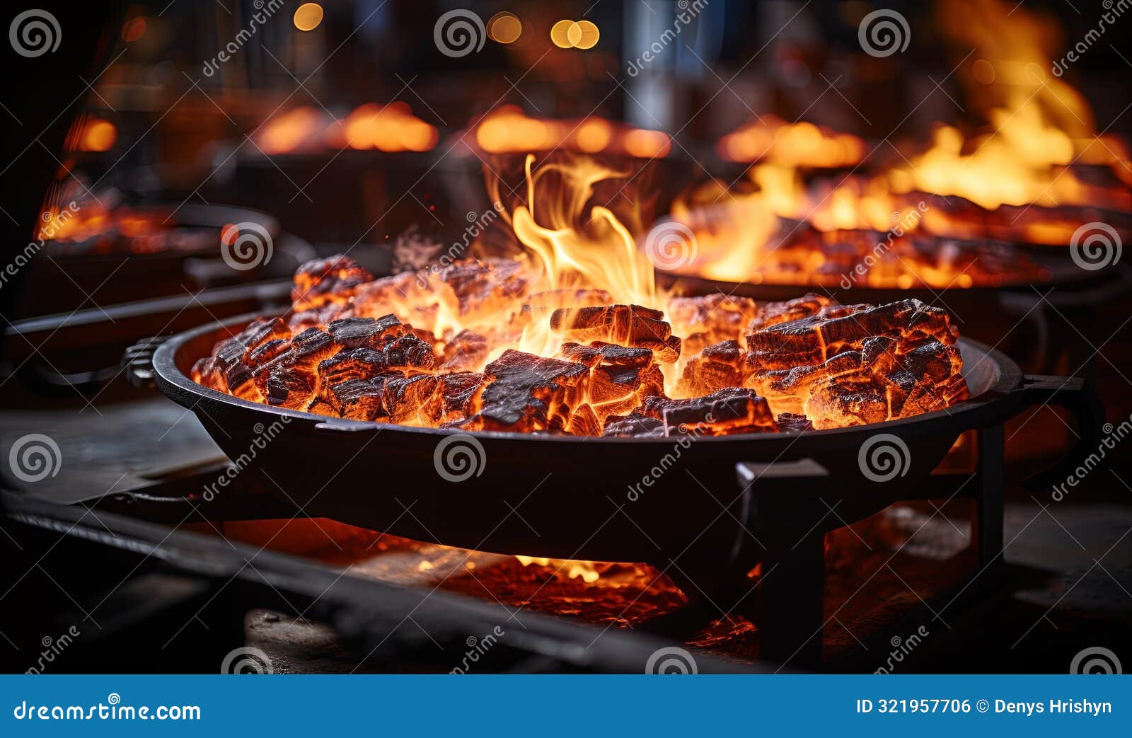 Large Pile of Coal on Table Stock Photo - Image of mineral, stockpile ...