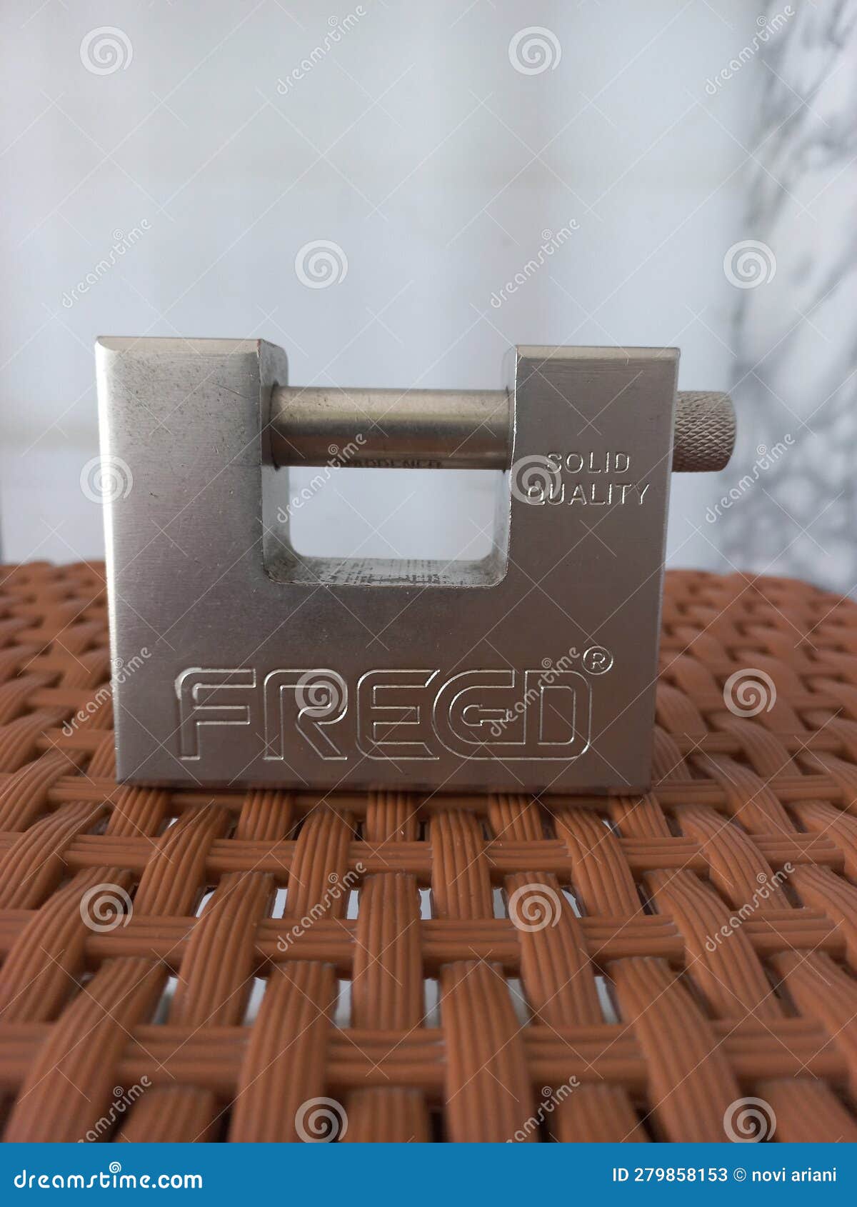 A Large, Heavy Padlock To Lock Something Securely Editorial Stock Photo ...