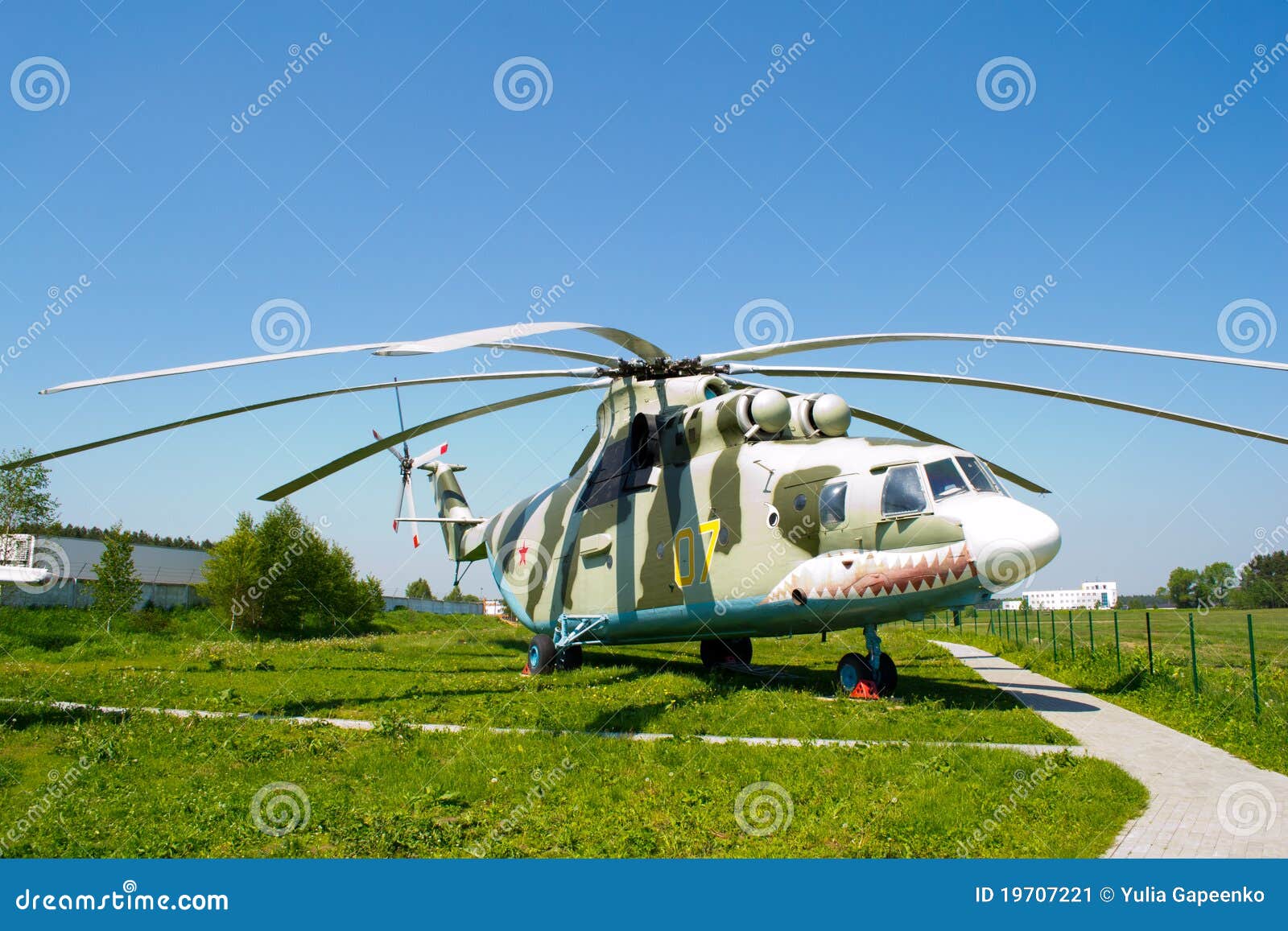 Large helicopter stock image. Image of aviations, flight - 19707221