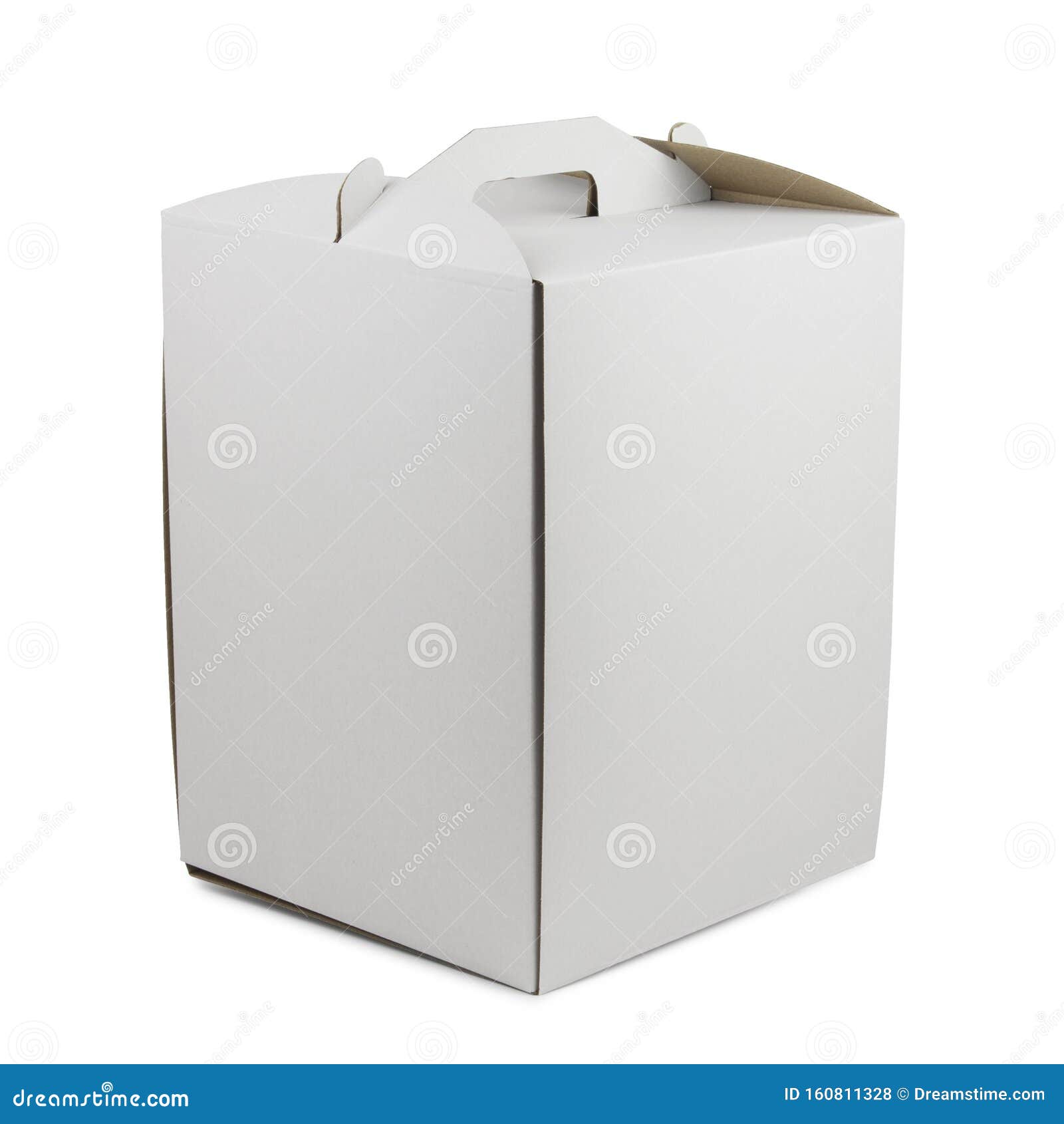Large High Cardboard Box for Cake Stock Photo - Image of closed, cake ...