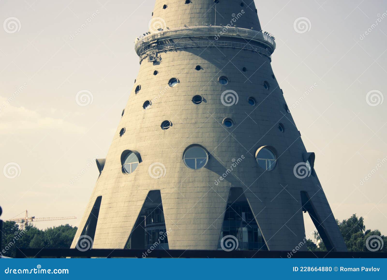 Large High Television Broadcasting Tower Stock Photo - Image of antenna ...