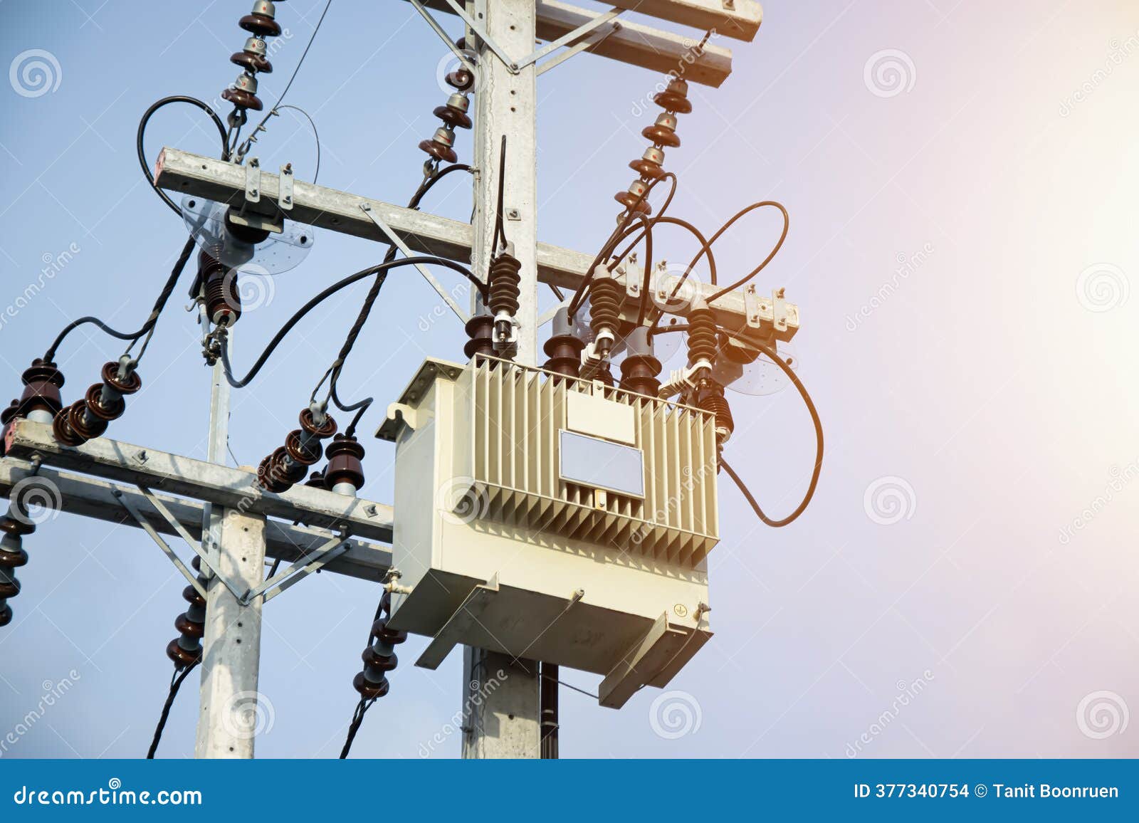 Large High-voltage Transmission Towers Royalty-Free Stock Photo ...
