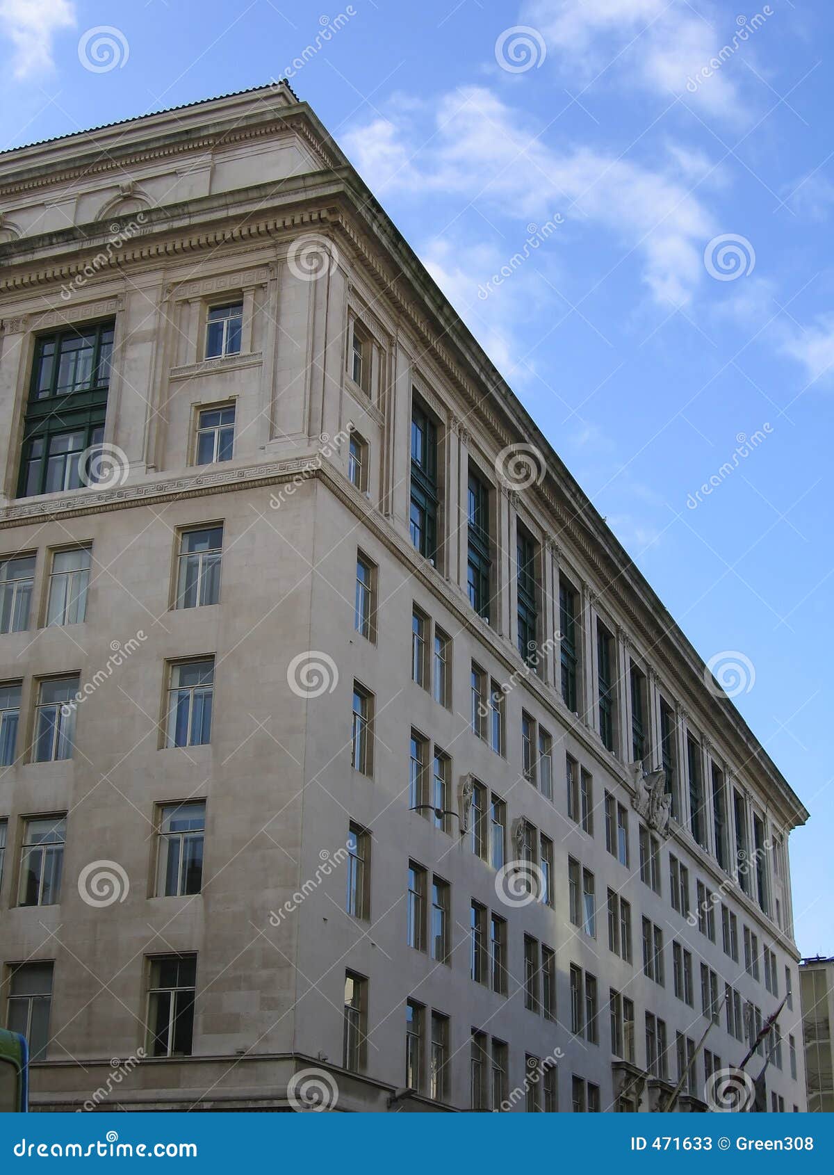 Large Historic Building in Liverpool Stock Image - Image of commerce ...