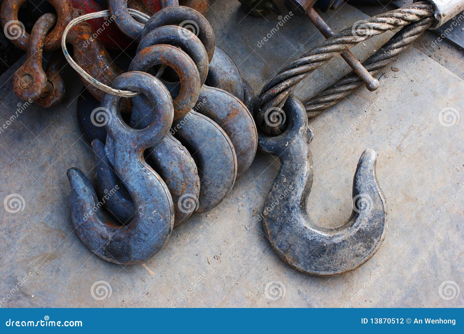 Large hook stock photo. Image of lifting, rust, iron - 13870512