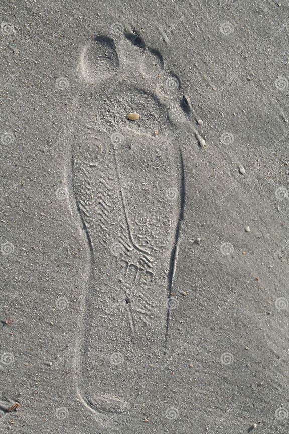 Large human footprint stock image. Image of details, footprint - 11099539