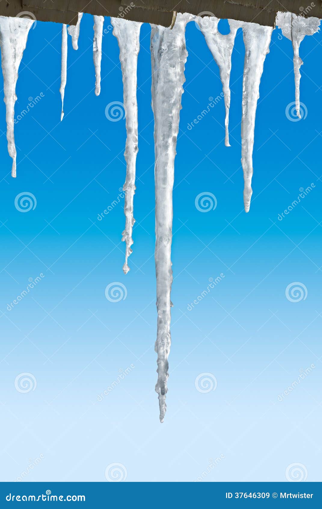 Large icicle stock image. Image of frozen, thaw, freeze - 37646309