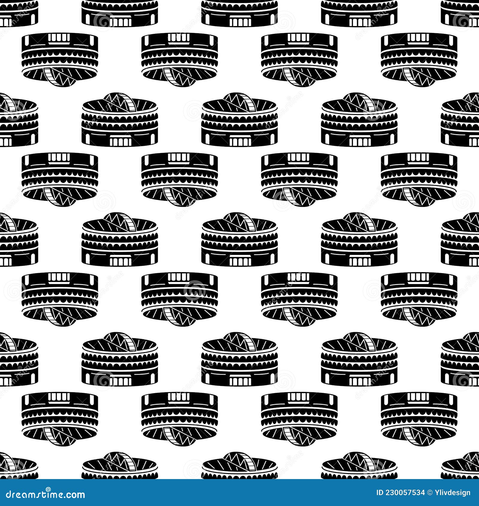 Large Indoor Arena Pattern Seamless Vector Stock Vector - Illustration ...