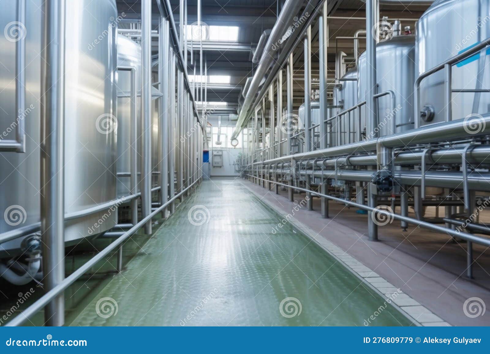 A Large Industrial Building AI Generation Stock Illustration ...