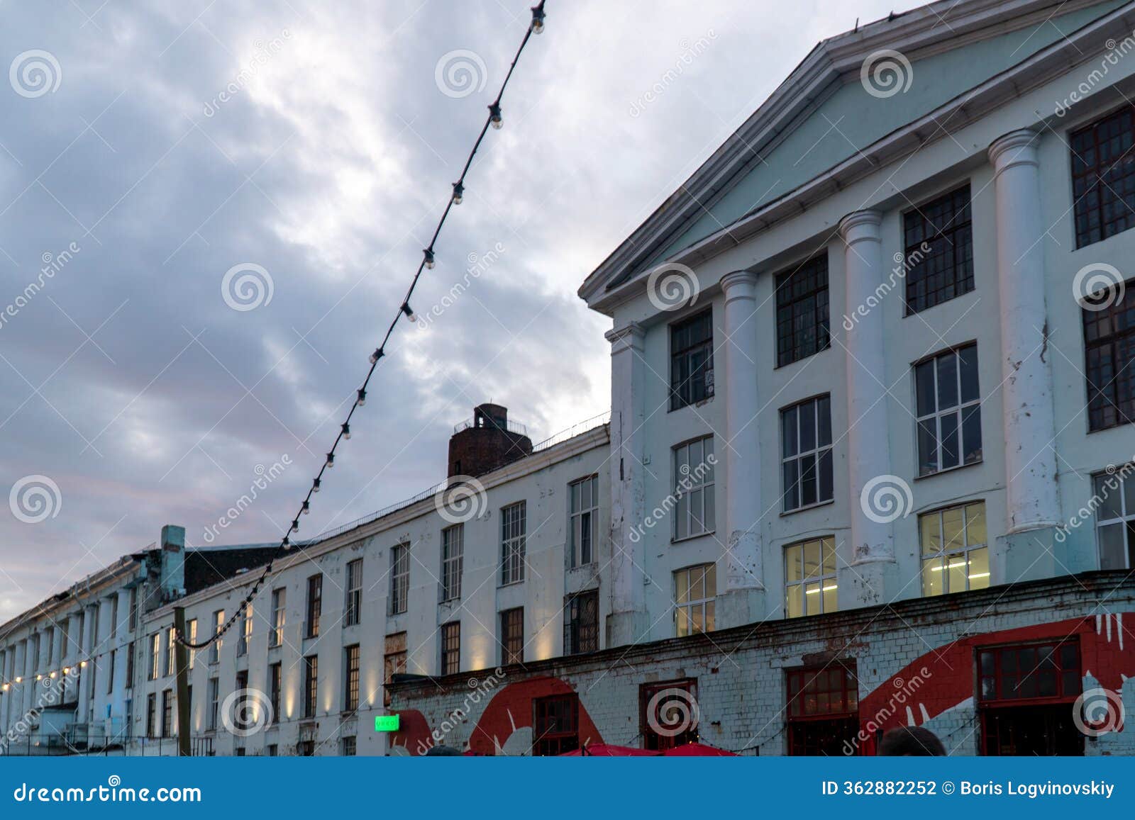 Industrial Building Old Classic Architecture Stock Photo - Image of ...