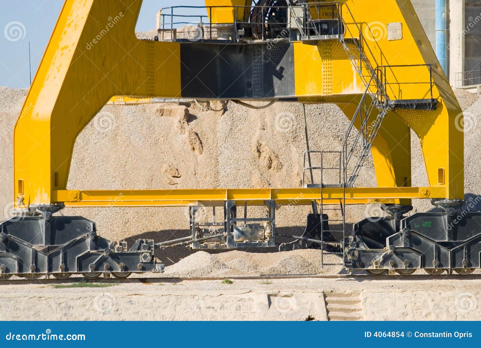 Large Industrial Crane Feet Stock Photo - Image of port, crane: 4064854