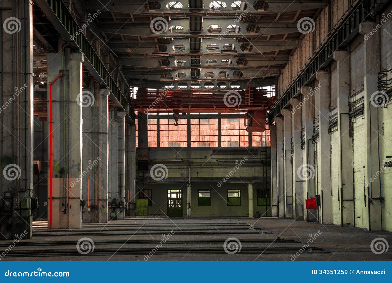 Large industrial interior stock image. Image of empty - 34351259