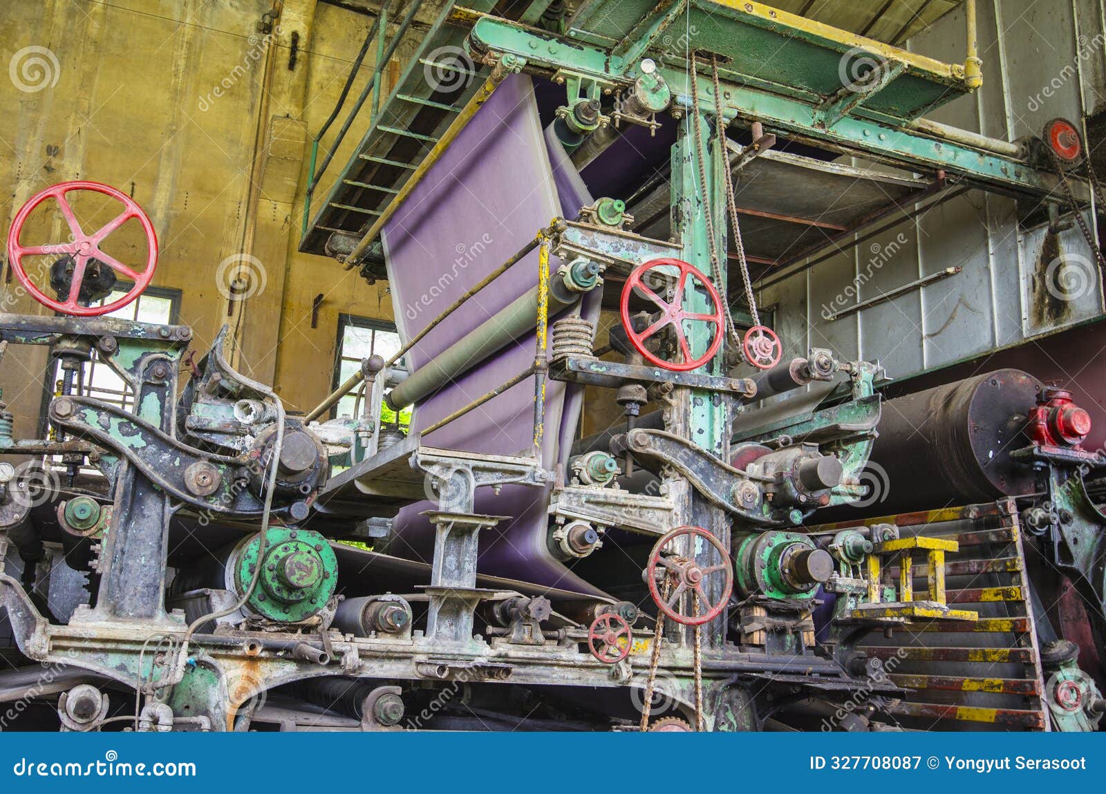 The Large Industrial Machines of the Past are Outdated Stock Image ...