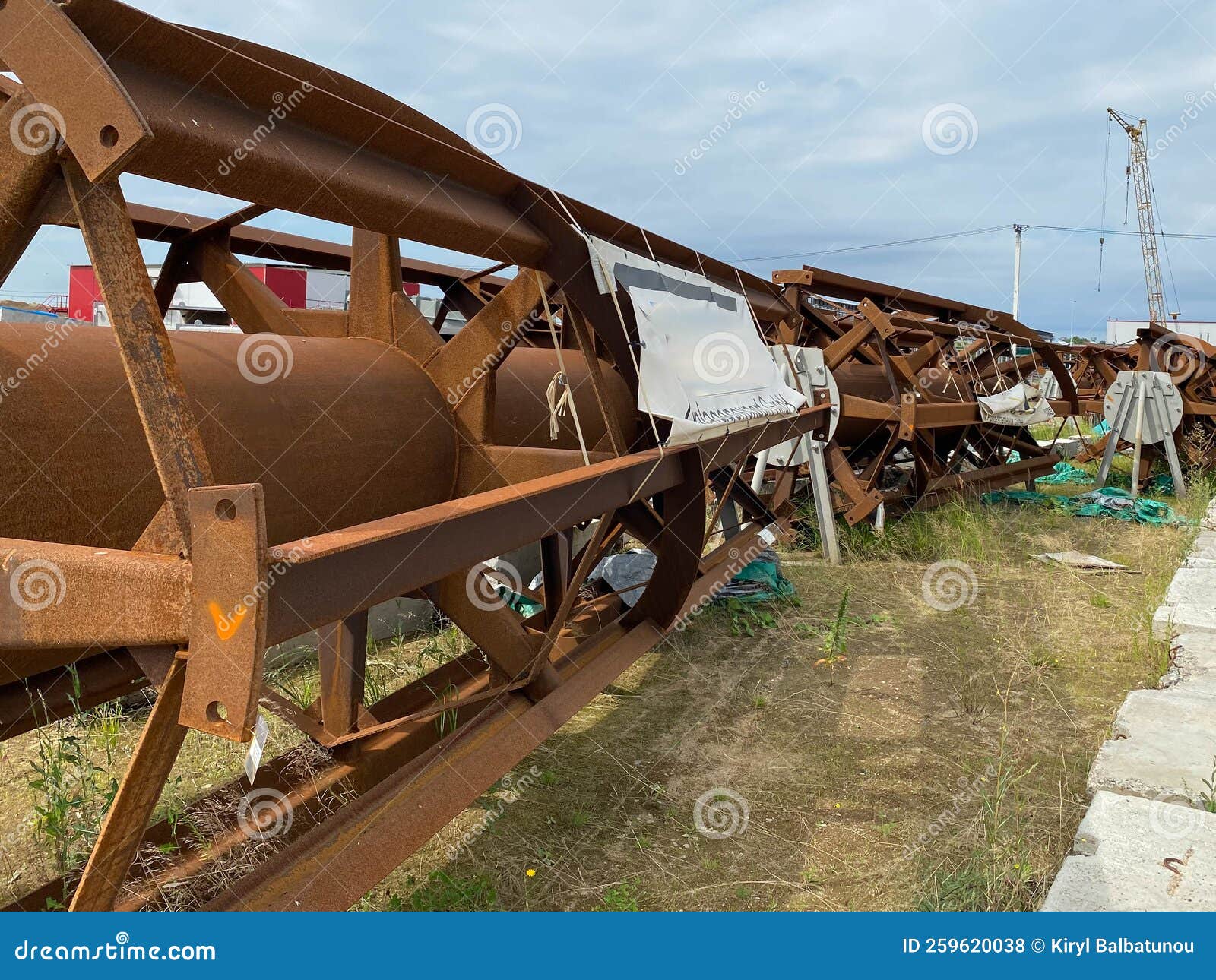 A Large Industrial Mixer for a Chemical Plant or an Open-air Mining and ...