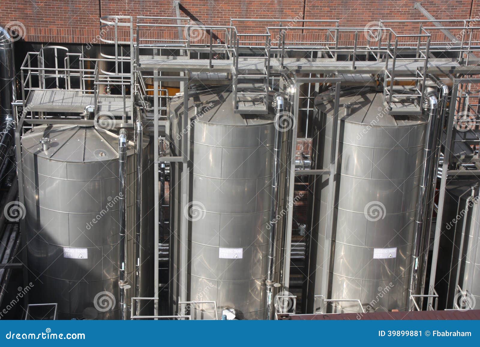 Large industrial tanks stock image. Image of industry - 39899881