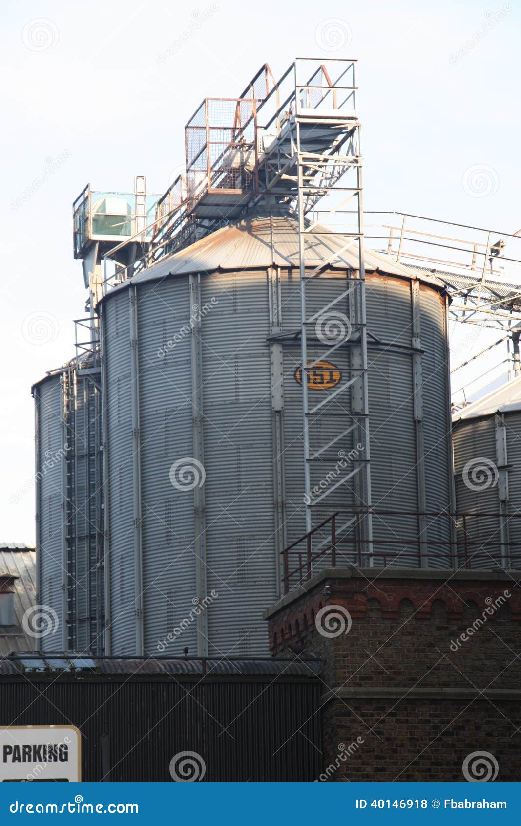 Large industrial tanks editorial stock photo. Image of large - 40146918