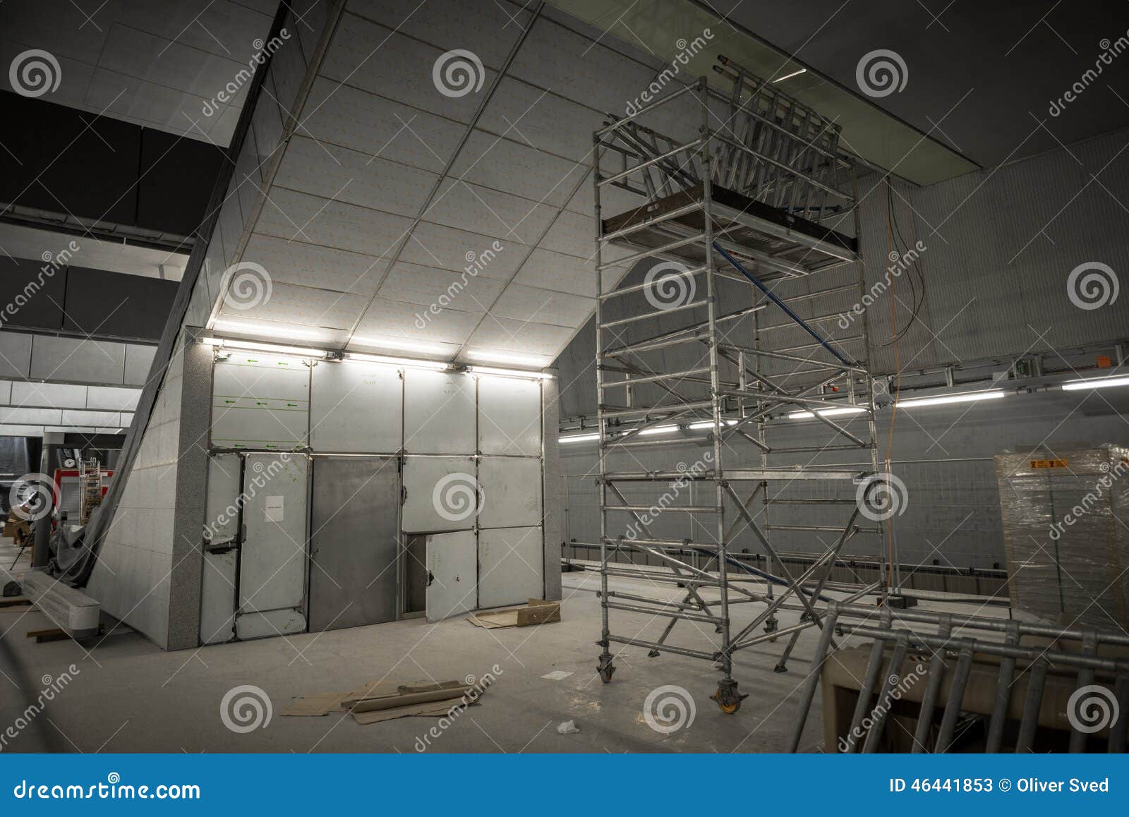 Interior In An Underground Crypt With An Altar Royalty-Free Stock Image ...