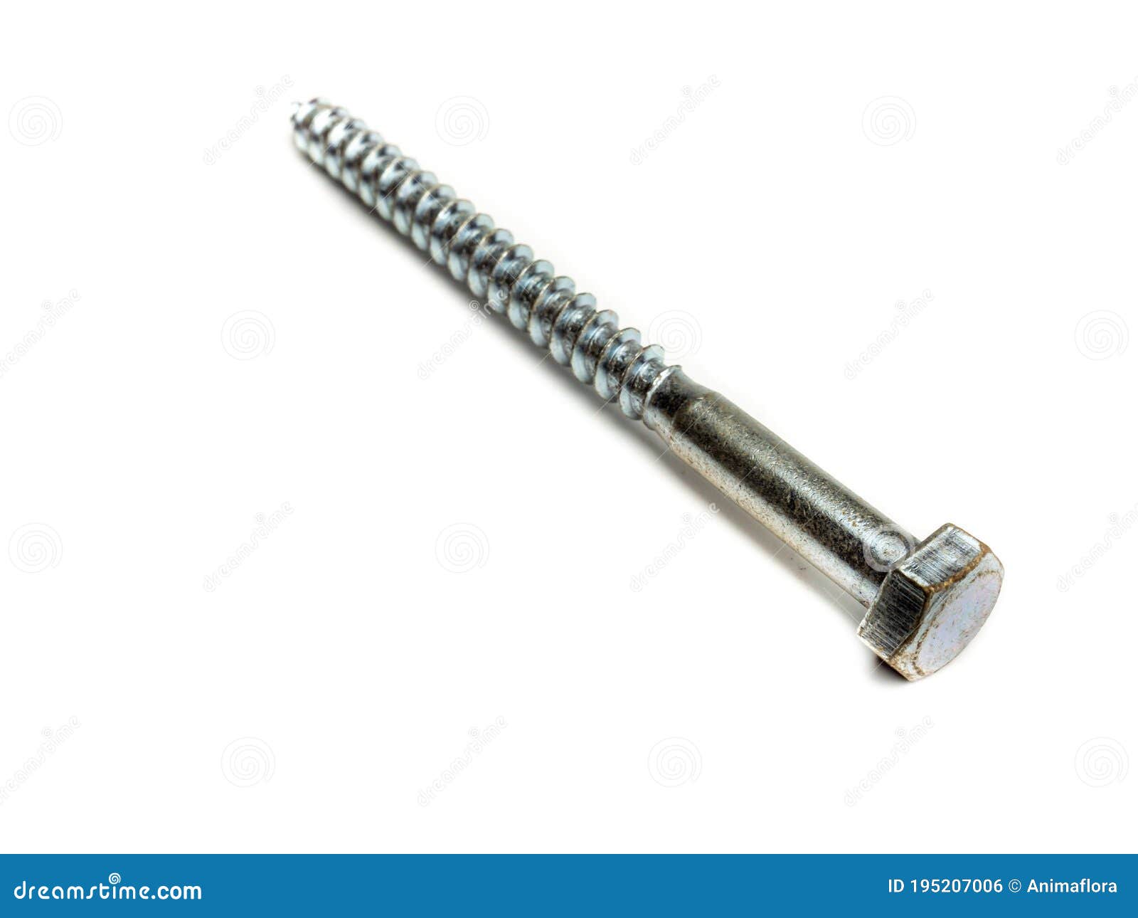 Large Iron on White Background Stock Photo - Image of large, lock ...