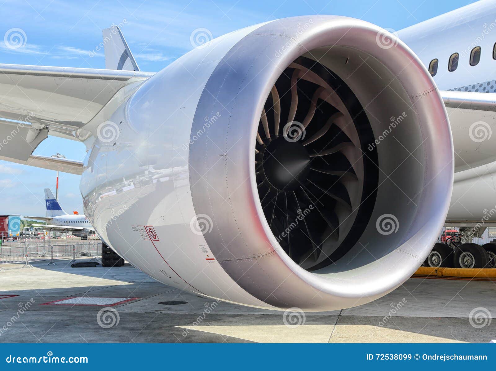 Large jet engine stock image. Image of modern, large - 72538099