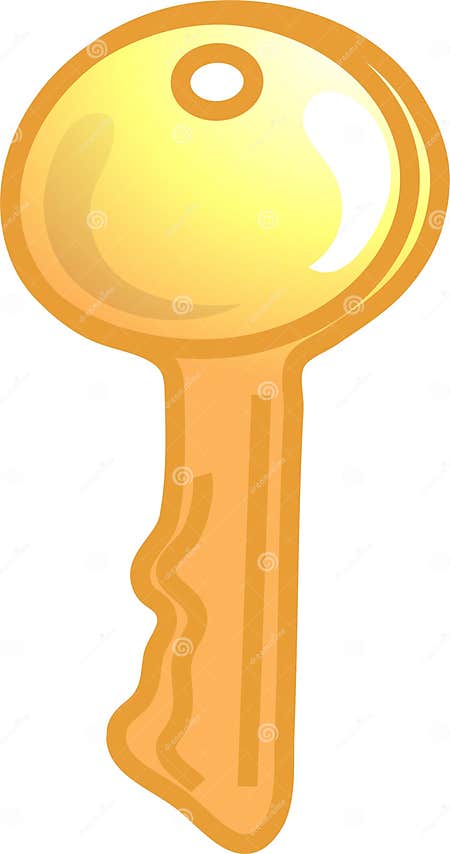 Large key icon or symbol stock vector. Illustration of sign - 4089020