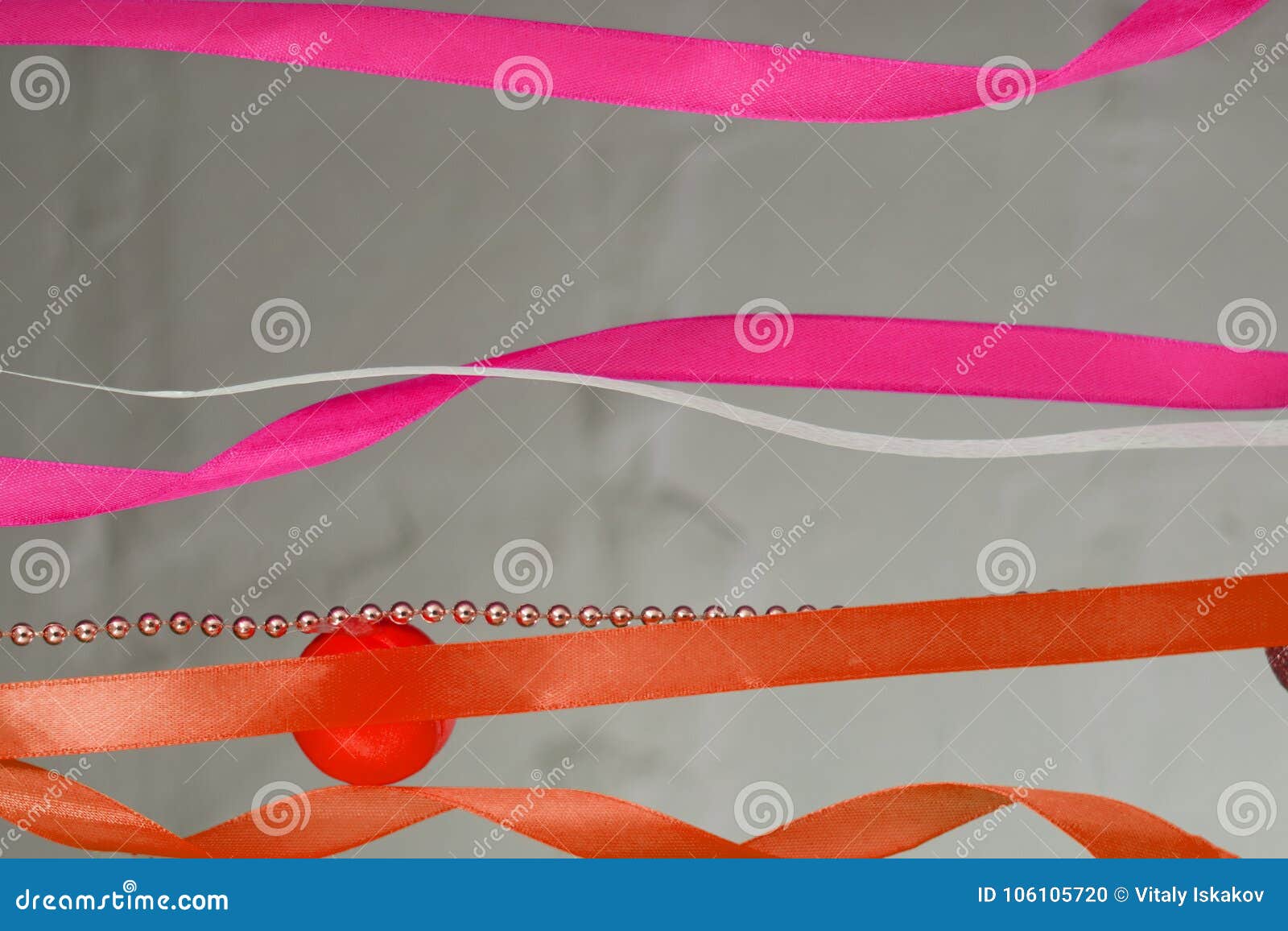 Large Kite Multi-colored Ribbons . Stock Photo - Image of high, string ...
