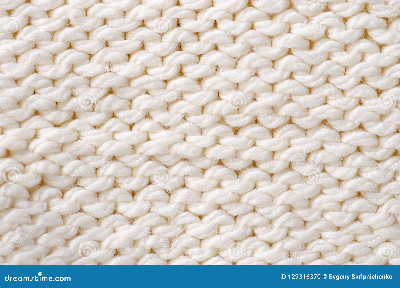 Large Knit White Fabric Texture Textile Macro Stock Photo - Image of ...