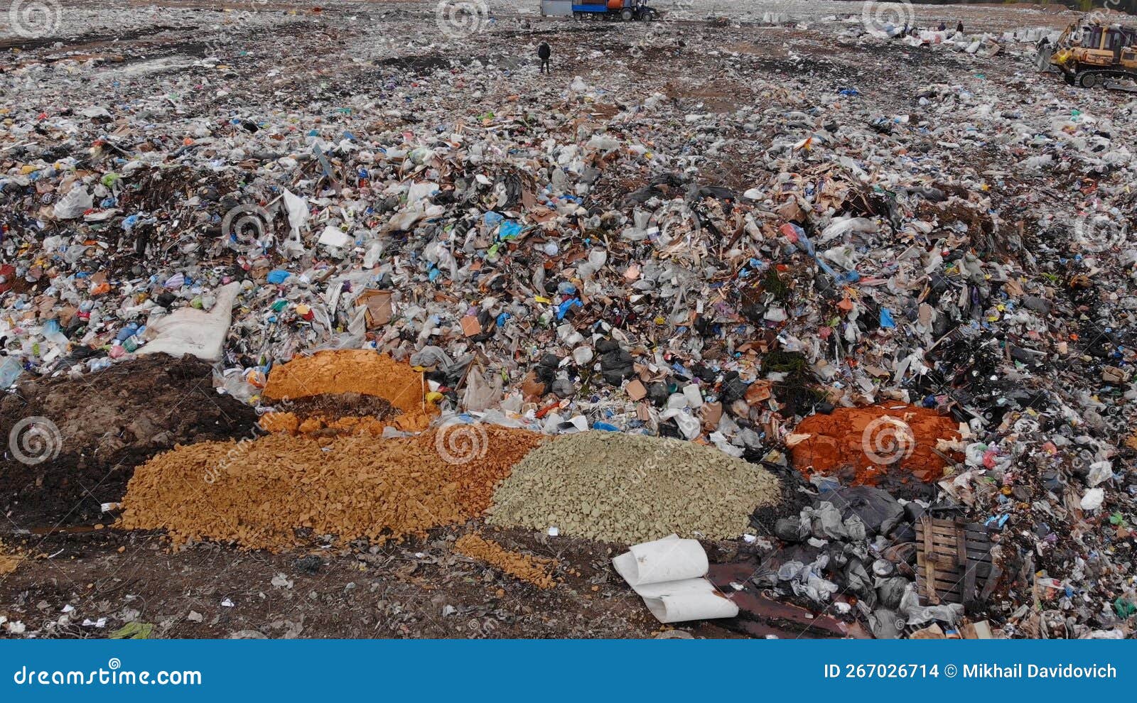 Large Landfill Near the Metropolis in Autumn. Stock Photo - Image of ... Large Landfill Near the Metropolis in Autumn. Stock Photo - Image of ...