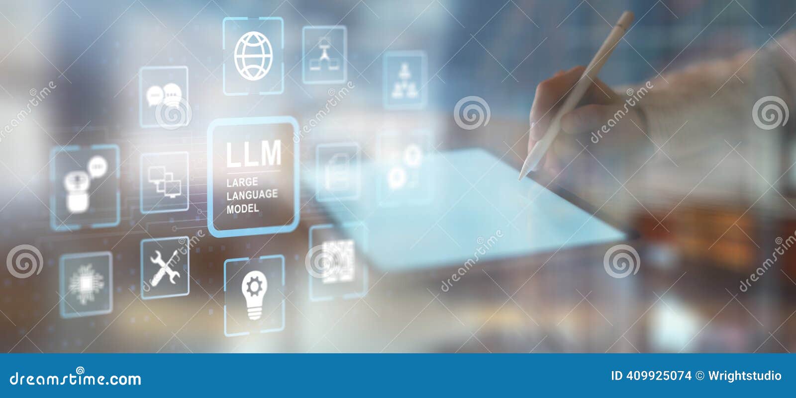 AI Large Language Model (LLM) Code Stock Image | CartoonDealer.com ...