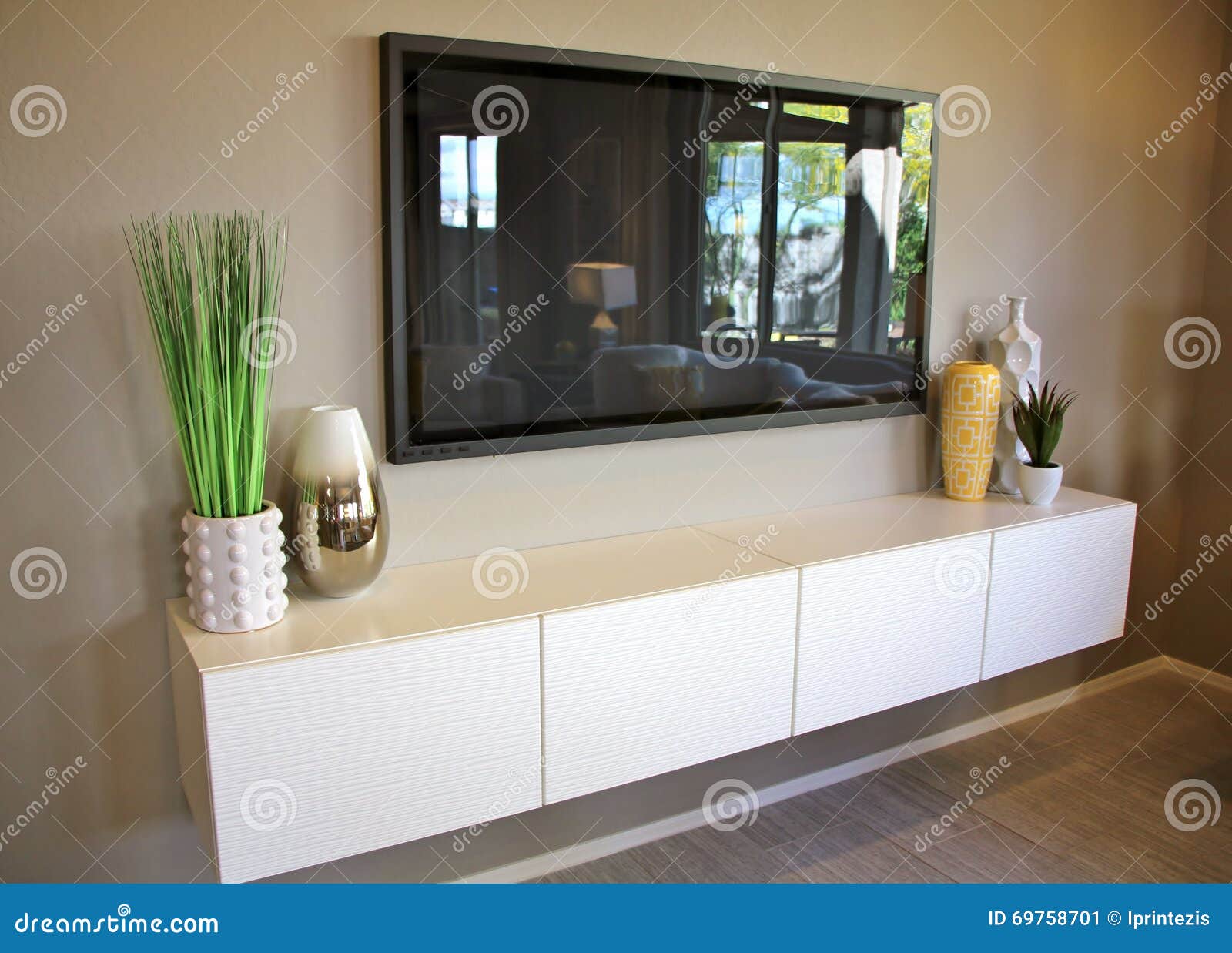 Large LCD TV Setting stock image. Image of 720p, decor - 69758701