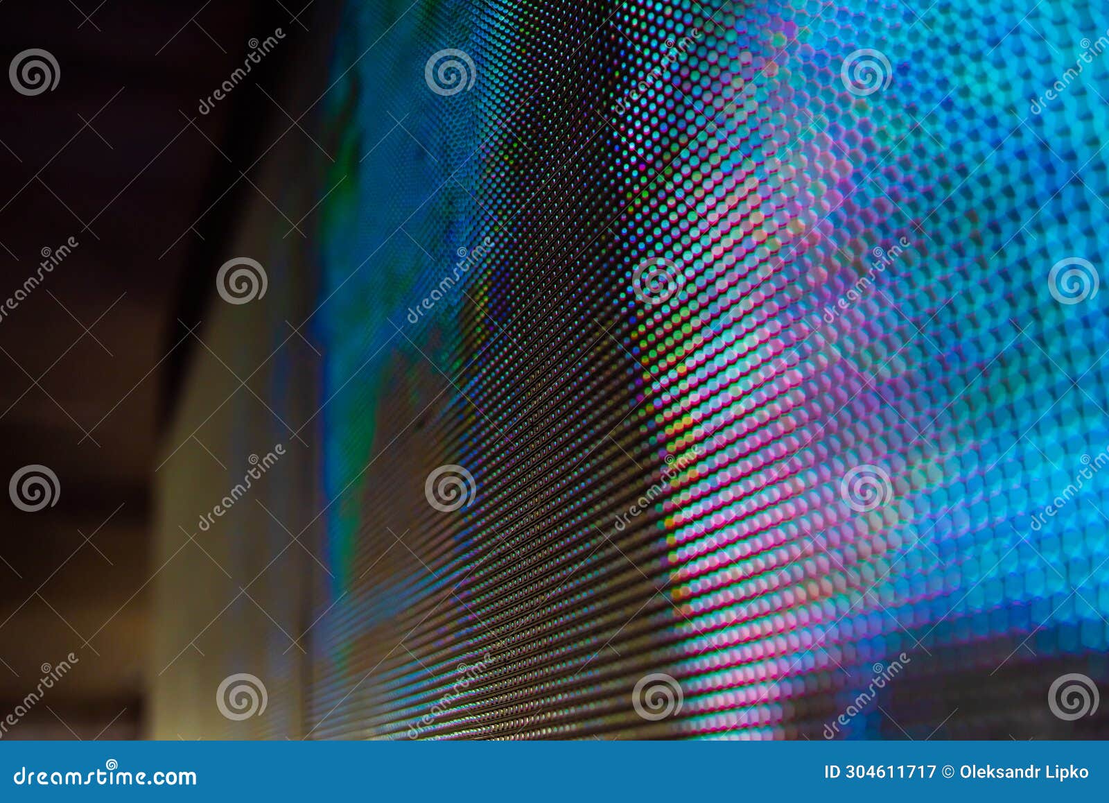 Large LED Screen Dots. Stage Screen Stock Illustration - Illustration ...