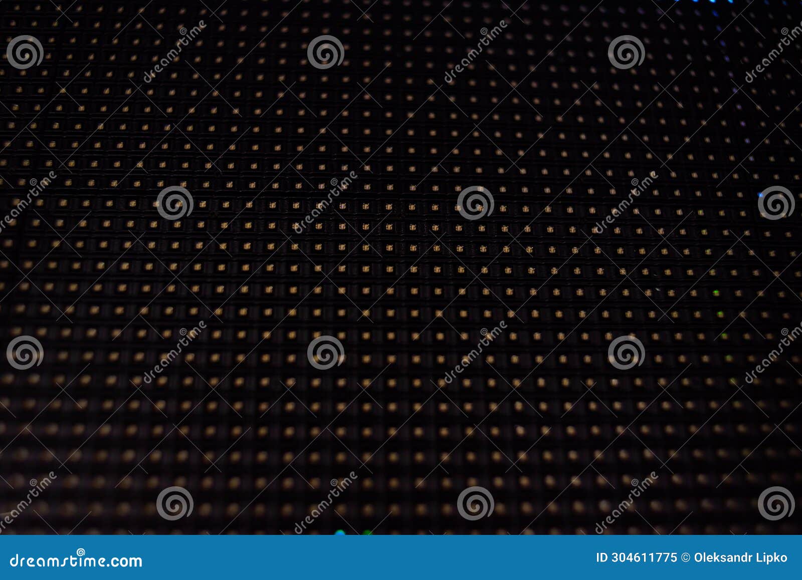 Large LED Screen Dots. Stage Screen Stock Image - Image of electronic ...