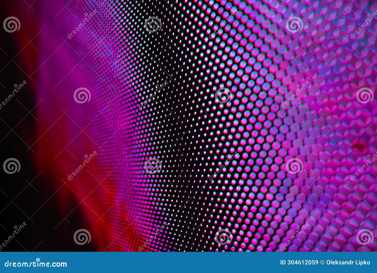Large LED Screen Dots. Stage Screen Stock Image - Image of video ...